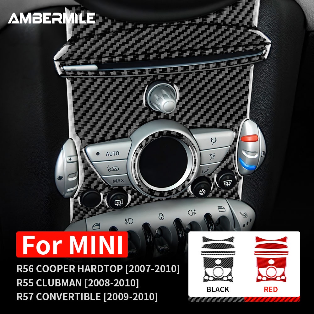 สติกเกอร์คาร์บอนไฟเบอร์ สําหรับ Mini Cooper R56 Clubman R55 Convertible ...