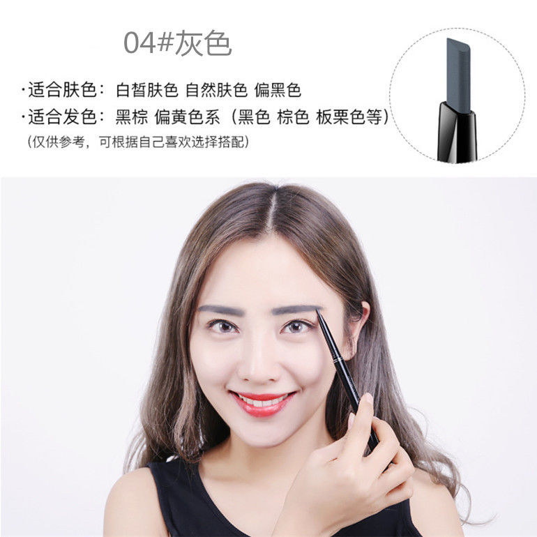 ดินสอเขียนคิ้วสองหัวชุดกันน้ำและกันเหงื่อติดทนนานสำหรับผู้เริ่มต้น oKKn ...