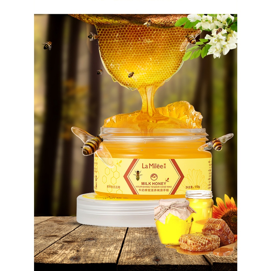 La Milee Milk Honey มาส์กน้ําผึ้งบํารุงมือ 110กรัม - guo19911111.th ...