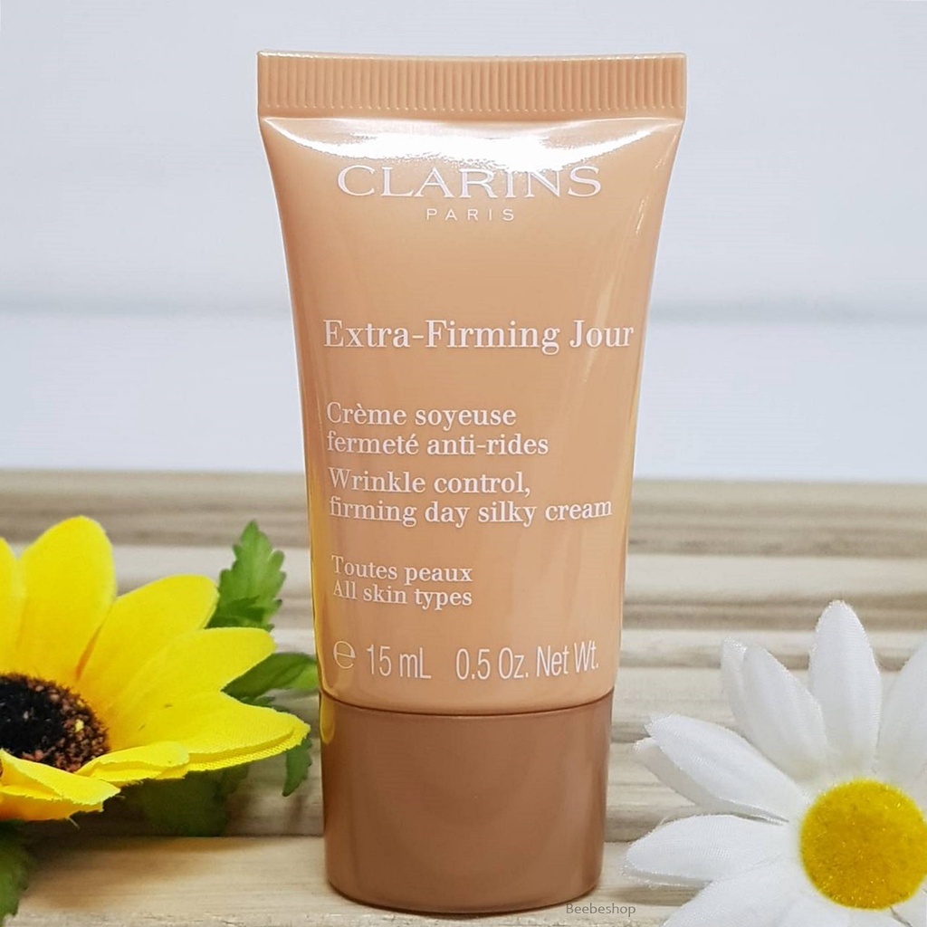 Clarins extra firming jour day silky cream 15ml all skin ครีมบำรุงผิว ...
