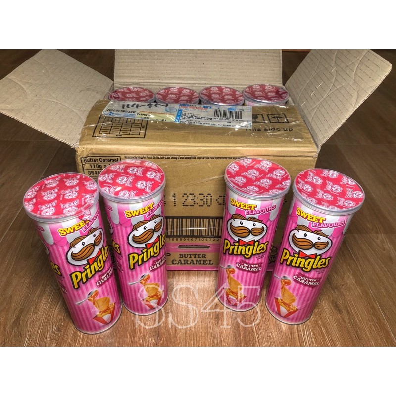 ขนมเกาหลี (พร้อมส่ง)????Pringles butter caramel 110 g???? พริงเกิลส์บัตเตอร์คาราเมล ...