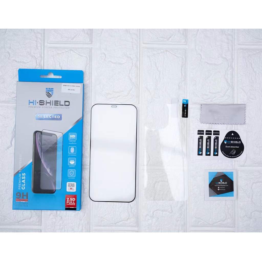 พร้อมส่ง HI-SHIELD Selected ฟิล์มกระจก For i13 i12 i11 i6 i7 ix xsmax Full Coverage 2.5D ...