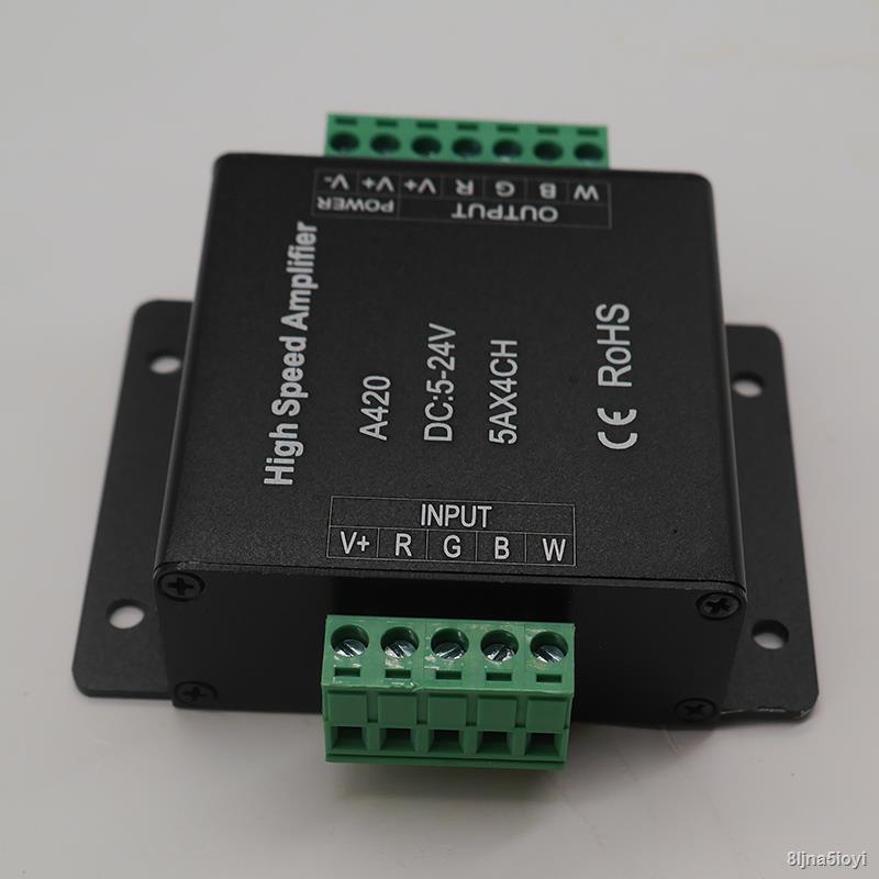 เครื่องขยายสัญญาณ 400W Single ColorRGBRGBWRGBCCTRGBWCW LED Strip Light ...