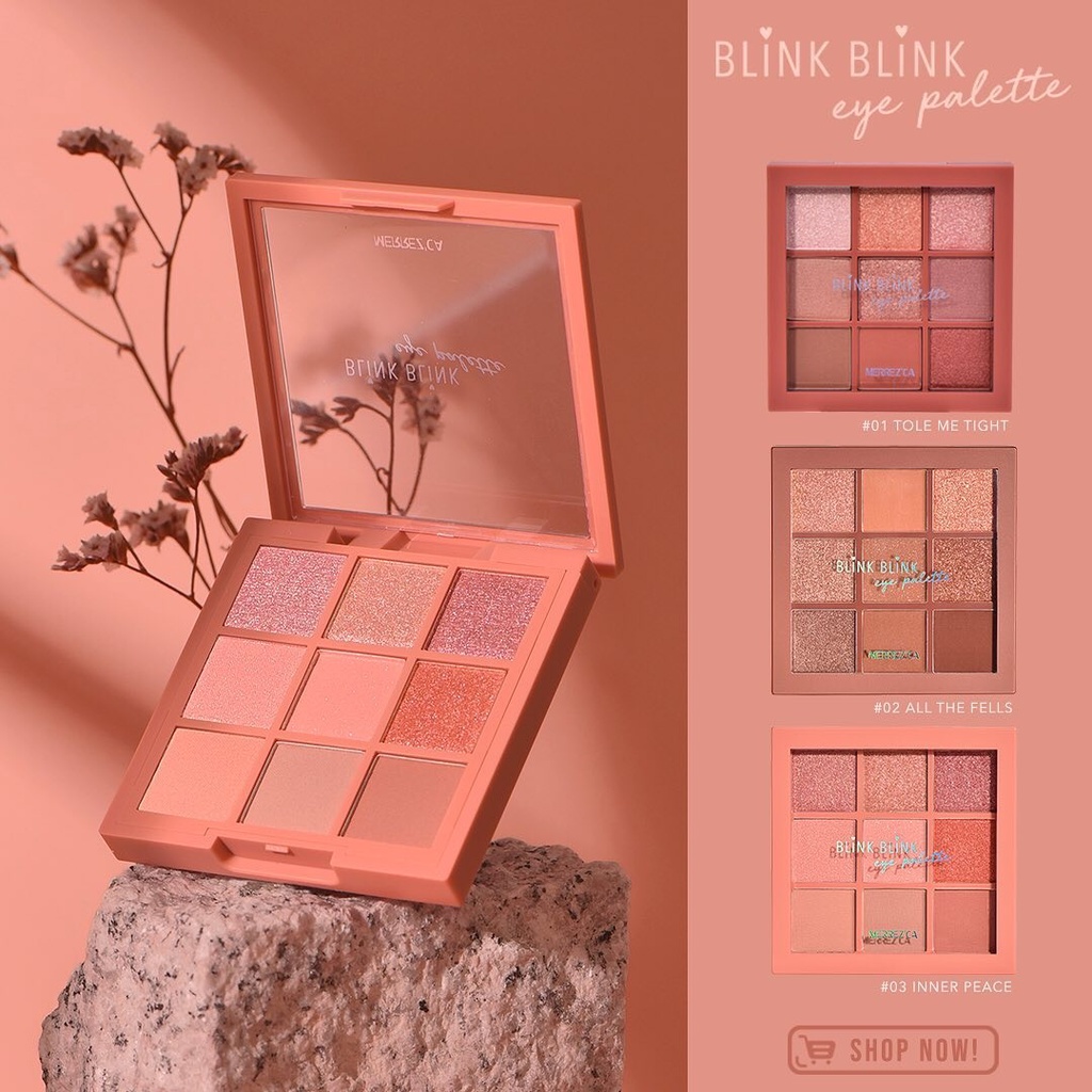 Merrezca Blink Blink Eye Palette 9 colors | Shopee Thailand