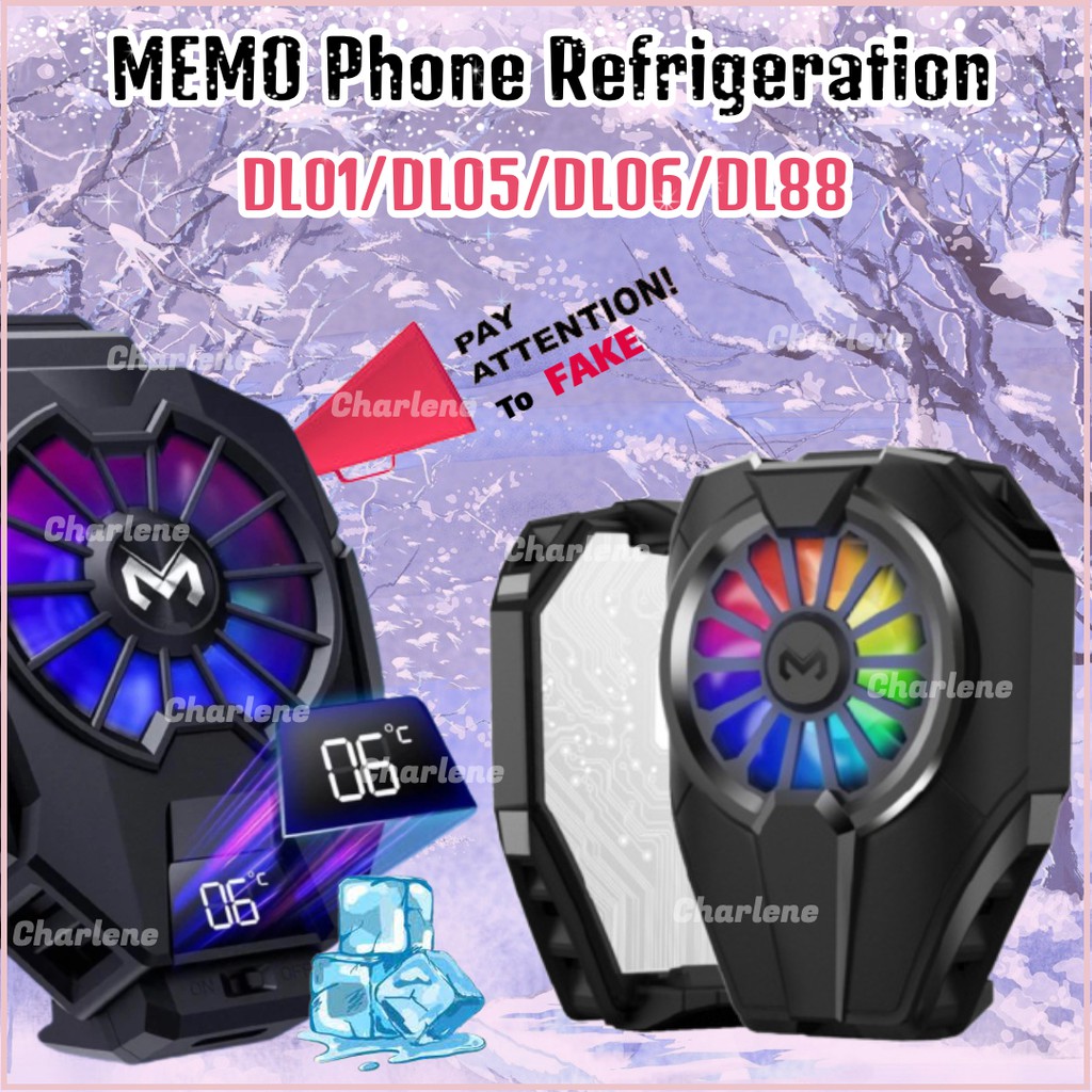 ORIGINAL MEMO DL01/DL05/DL06/DL88 Mobile Phone Radiator Pug Game Handle ...