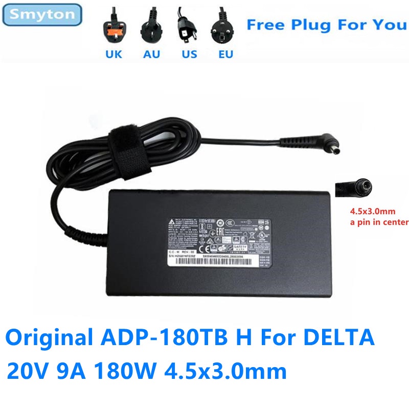 GAG4 Original DELTA ADP-180TB H 180W AC Adapter Charger For MSI 20V 9A ...