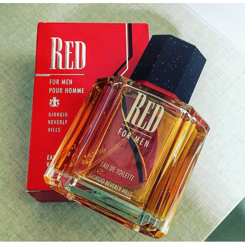 Red for Men by Giorgio Beverly Hills 100ml EDT spray new in box ...