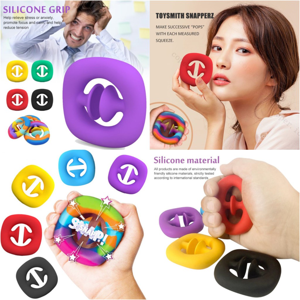 626182601202 SNAPPERZ Unzip toys Grip ring Sensory Toy Autism Stress ...