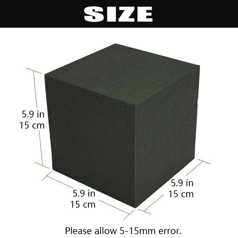 4set Small Bass Trap Foam Corner Cube Sound Treatment Studio Sound ...