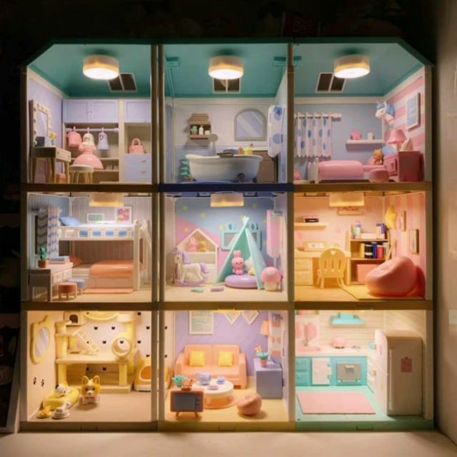 (PreOrder)sweet house popmart โมเดลบ้านตุ๊กตา บ้านของเล่น - chibishop ...