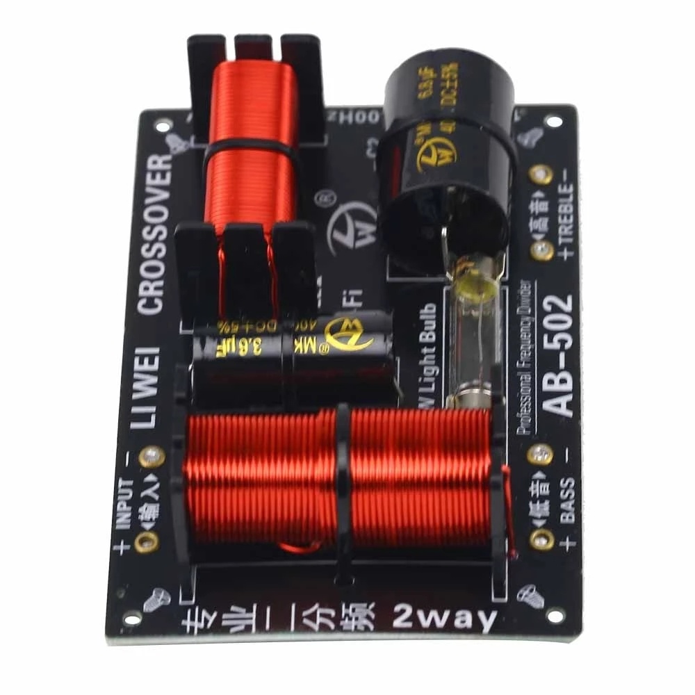 380W 3.4KHz 2 Way Speakers Crossover Tweeter Bass Two way divider ...