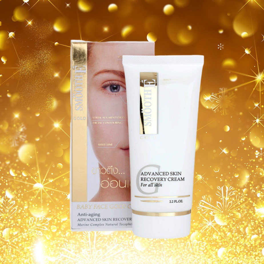 Smooth E Gold Cream 65G. /2.2onzสมูทอี โกลด์ ครีม ลดเลือนริ้วรอย Smooth ...
