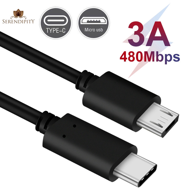 ( High Quality ) อะแดปเตอร์สายชาร์จ Type C ( Usb - C ) To Micro Usb ...