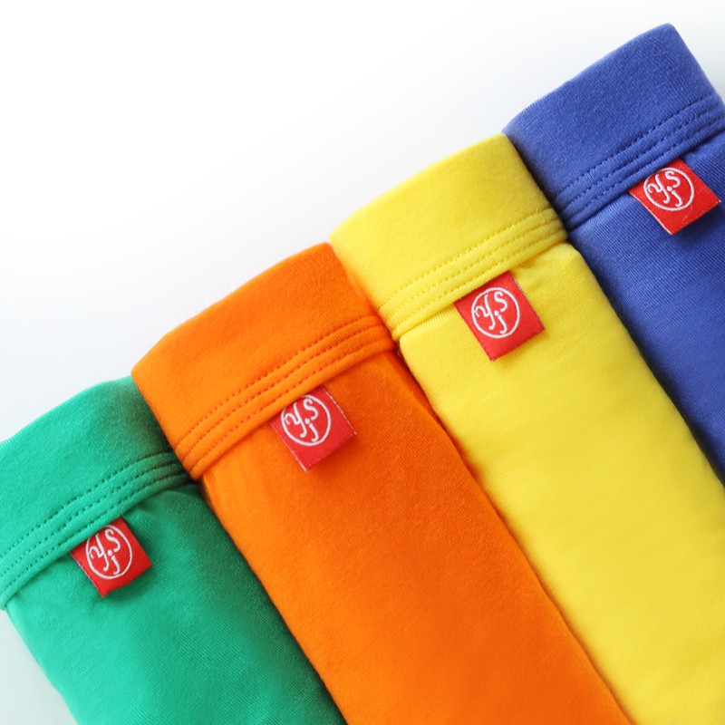 Junhaolong boxer briefs men's seamless loose bright color cotton crotch ...