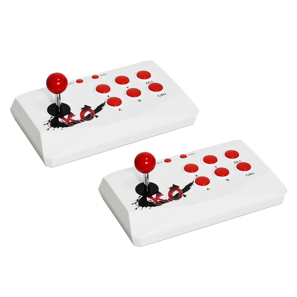 เกมคอนโซล：4K A11 Home Joystick Console Small Game Console White ...