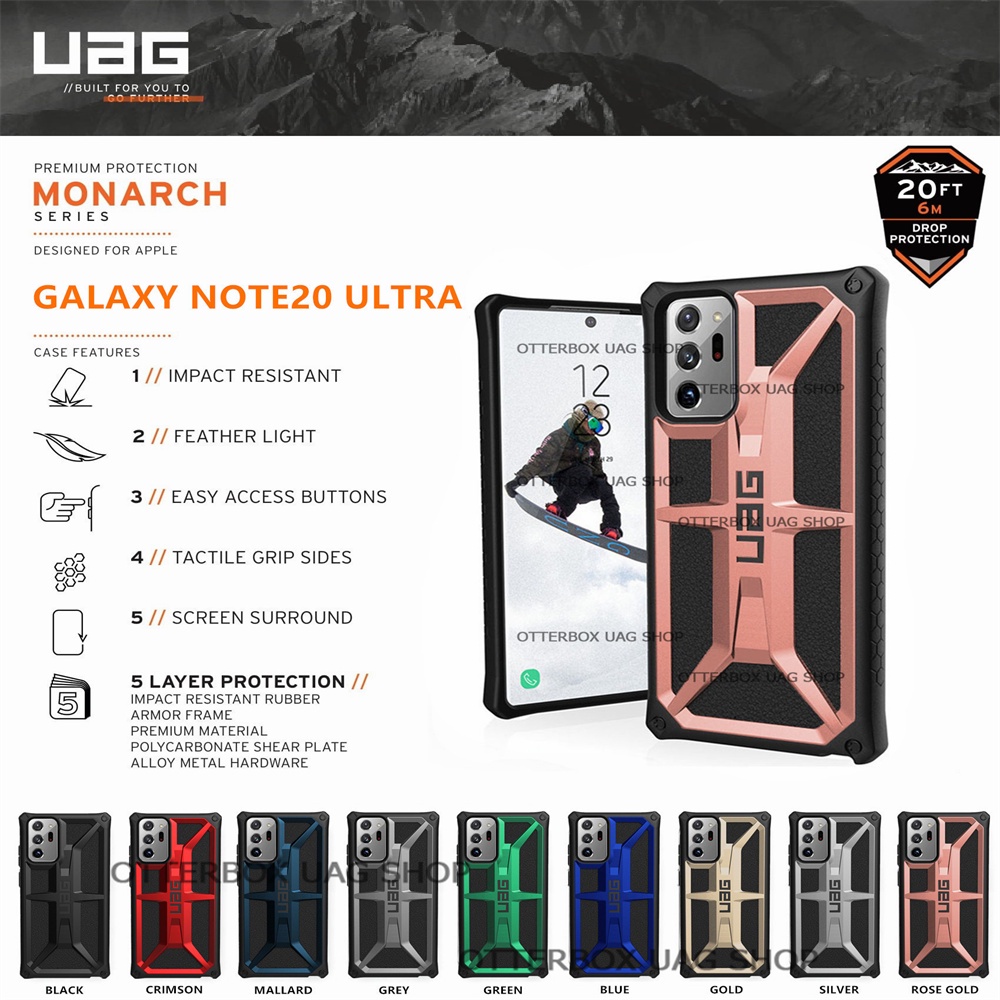 Uag เคสโทรศัพท์มือถือ สําหรับ Samsung Galaxy Note 20 Ultra 5G Galaxy ...