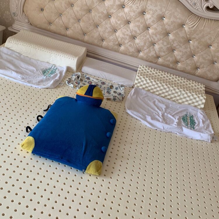 พร้อมส่งหมอนกันสะดุ้งเด็กไทยซูWanยางธรรมชาติหมอนหมอนหมอนสูงและต่ำ ...