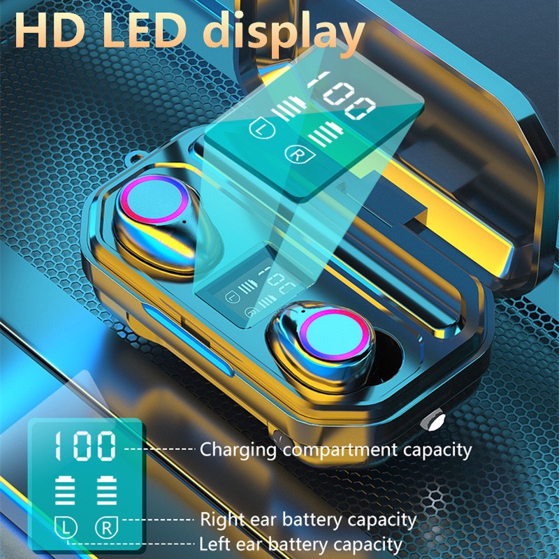 Tws M12 - True Wireless บลูทูธ 5.0 ชุดหูฟังเล่นเกมสเตอริโอ Hifi หูฟัง ...