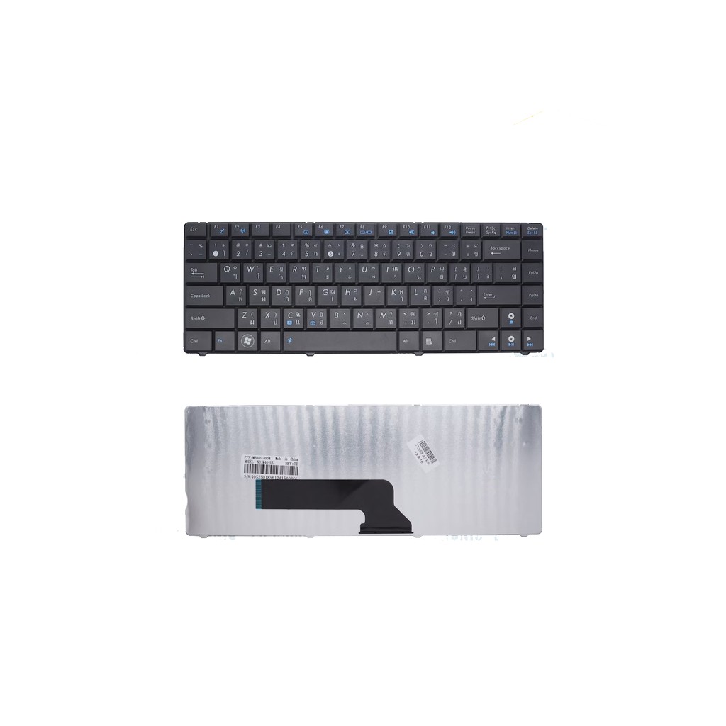 KEYBOARD ASUS คีย์บอร์ด Asus X411 X411U X411SC X411UV X406 สีดำ ไทย ...