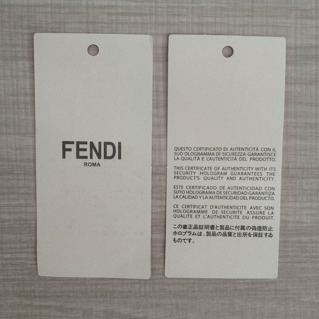 Ready Stock Fendi The New Sewing Clothing Label Clothing Tag Brand Logo ...
