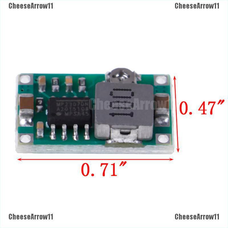 CheeseArrow 3A Mini DC-DC step down converter volt regulator 5V-23V to 3.3V 6V 9V 12V ...