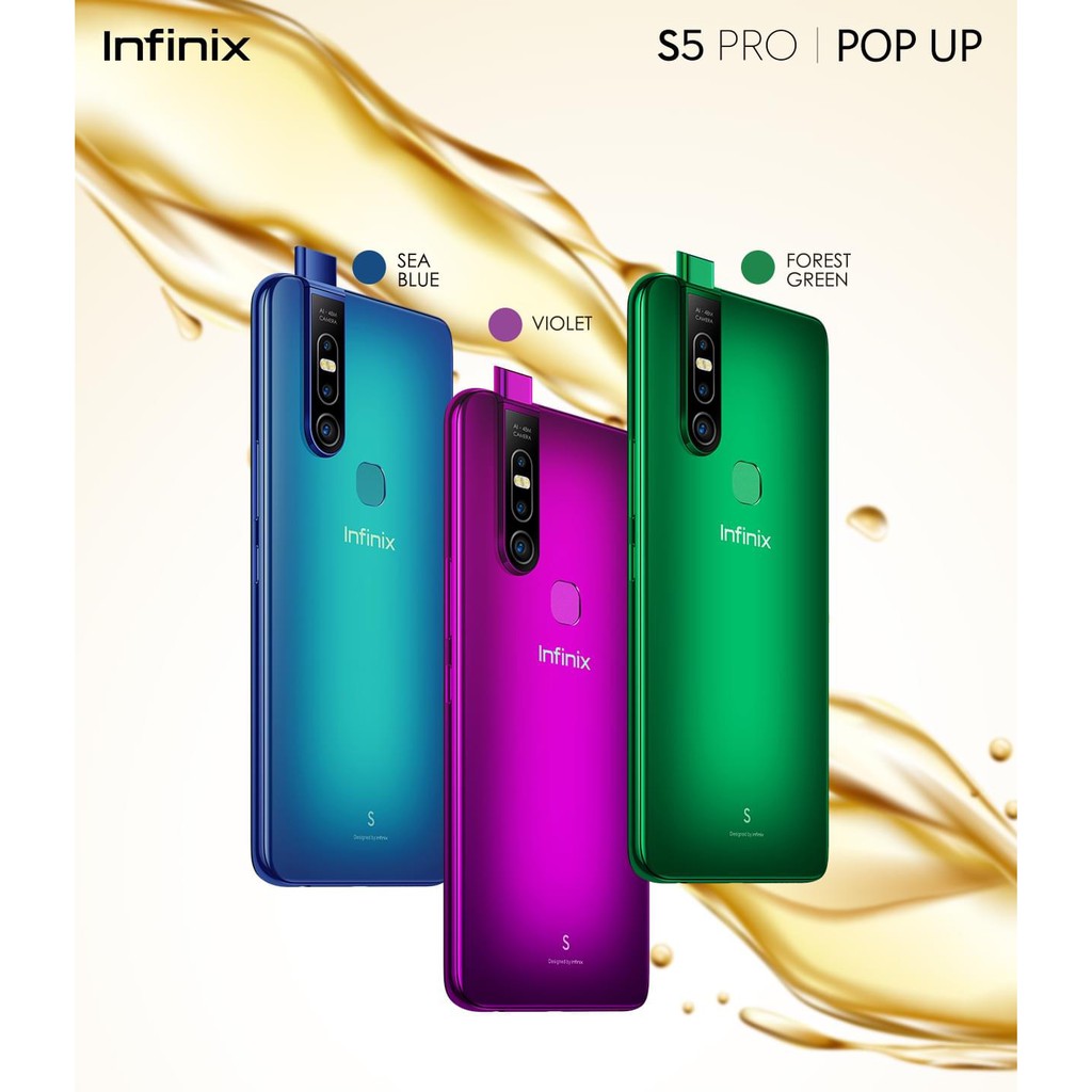 INFINIX S5 Pro (464) 32MP pop-up AI selife 6.5 full HD display (รับประกันศูนย์ไทย 1 ปี) - df23f ...