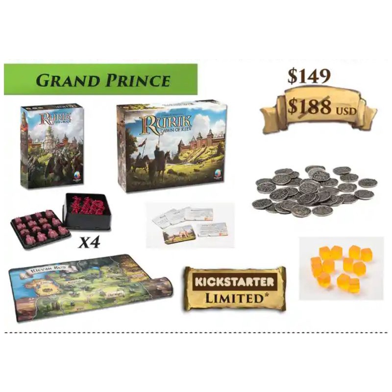 ส่งฟรี Rurik dawn of kiev stone blade KS edition - mickba - ThaiPick