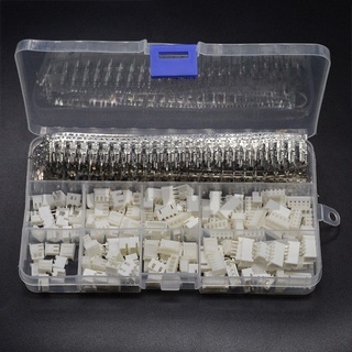 560PCS XH 2.54 2P 3P 4P 5Pin 2.54mm Pitch Terminal Kit Housing Pin Header JST Connector Wire ...