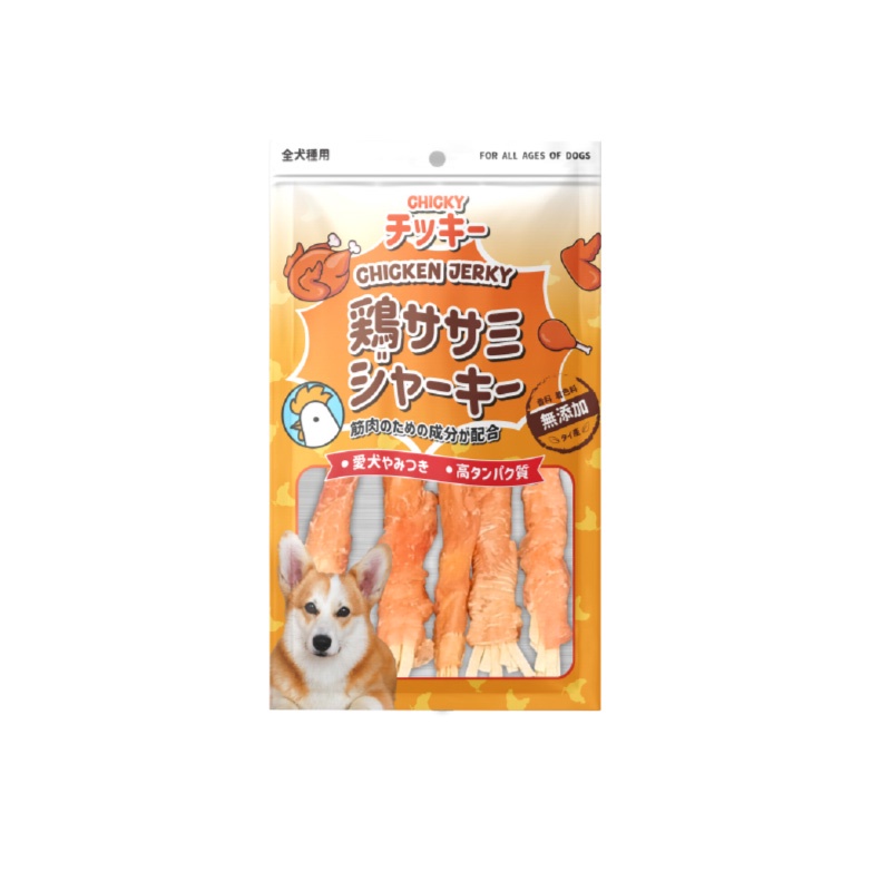 Chicky 50-60 กรัม ไก่อบแห้ง ปลาเส้น ไก่กรอบ สันในไก่สไลด์ อาหารสุนัข ...