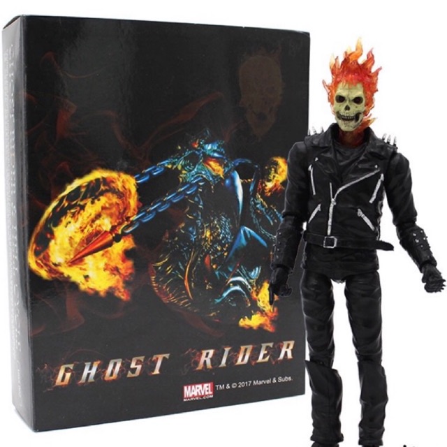 โมเดลหุ่น Ghost rider งานเกรดAจีนสูง23cm.😘 | Shopee Thailand