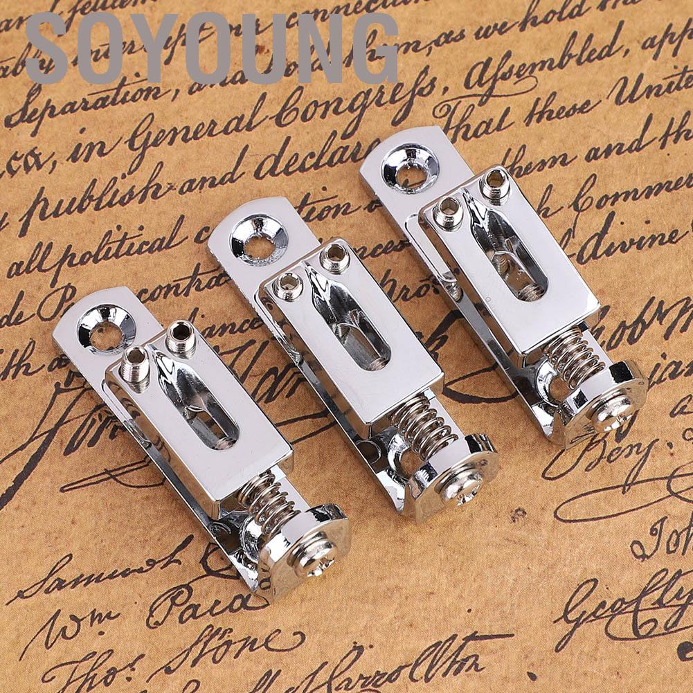 Soyoung 3 PCS Single String Bridge 3cm with Screws Wrench for Guitar ...