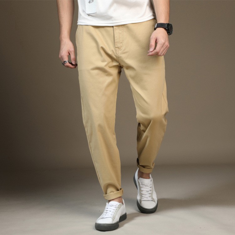 Plus Size 30-46 Men Long Chinos Pants Casual Fashion Korean Style ...