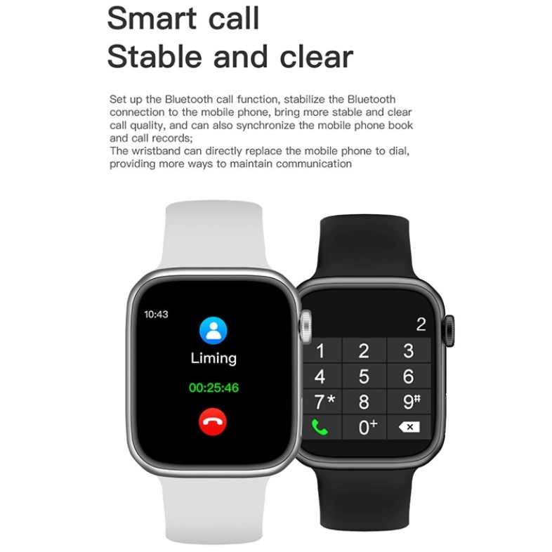 G500 Smart Watchผู้ชายGPS TrackerบลูทูธCall 44 มม.อุณหภูมิECG Heart ...