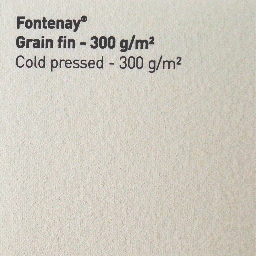 Canson Fontenay สมุดสันห่วง หนา 300g ขนาด1825 ซม. (บรรจุ 12 แผ่น) 200 ...