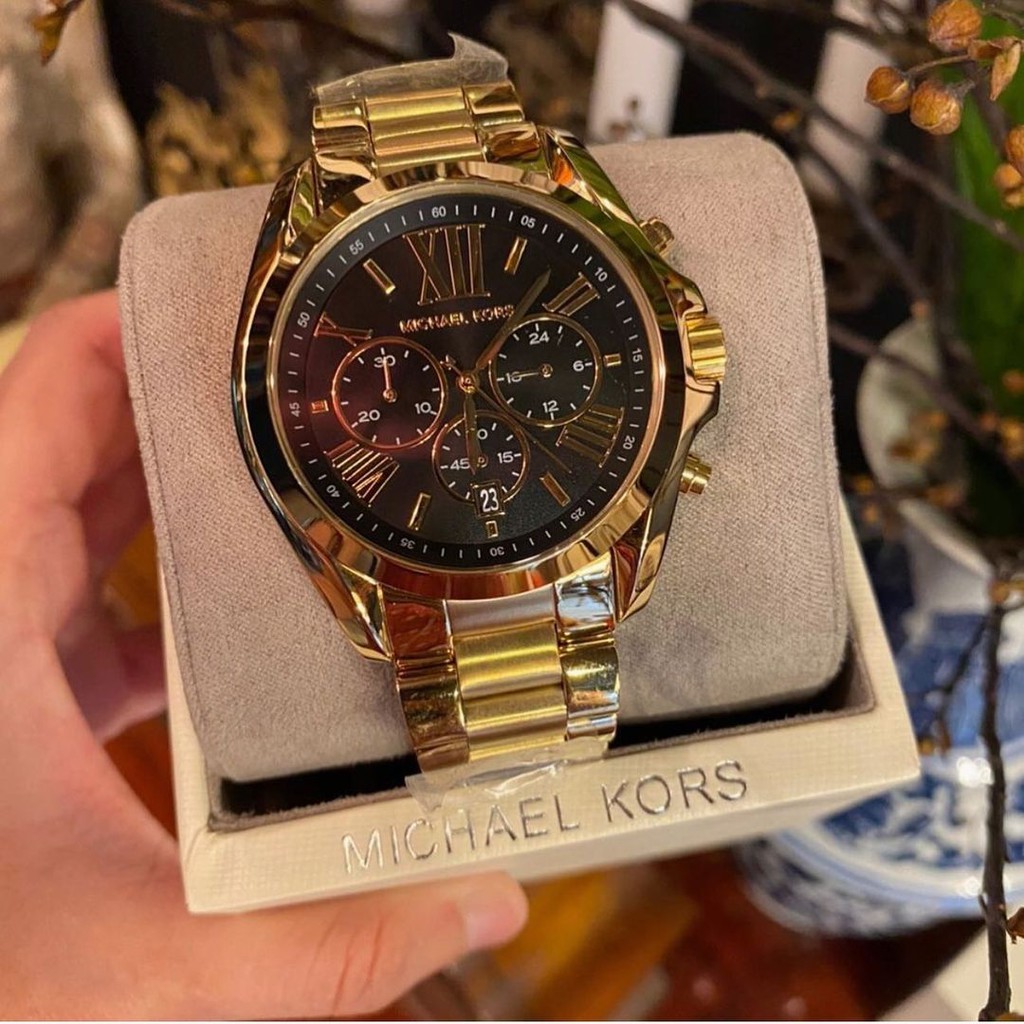 นาฬิกาไมเคิลคอร์ Michael kors Mk 5798 Bradshaw นาฬิกาข้อมือแฟชั่นสตรี ...