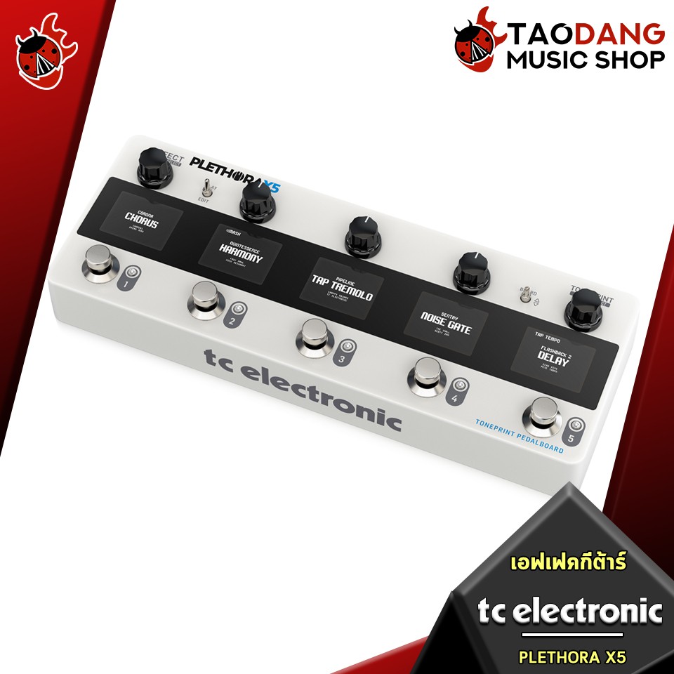 เอฟเฟคกีต้าร์ TC Electronic Plethora X5 Modulation จากแบรนด์ชั้นนำ ...