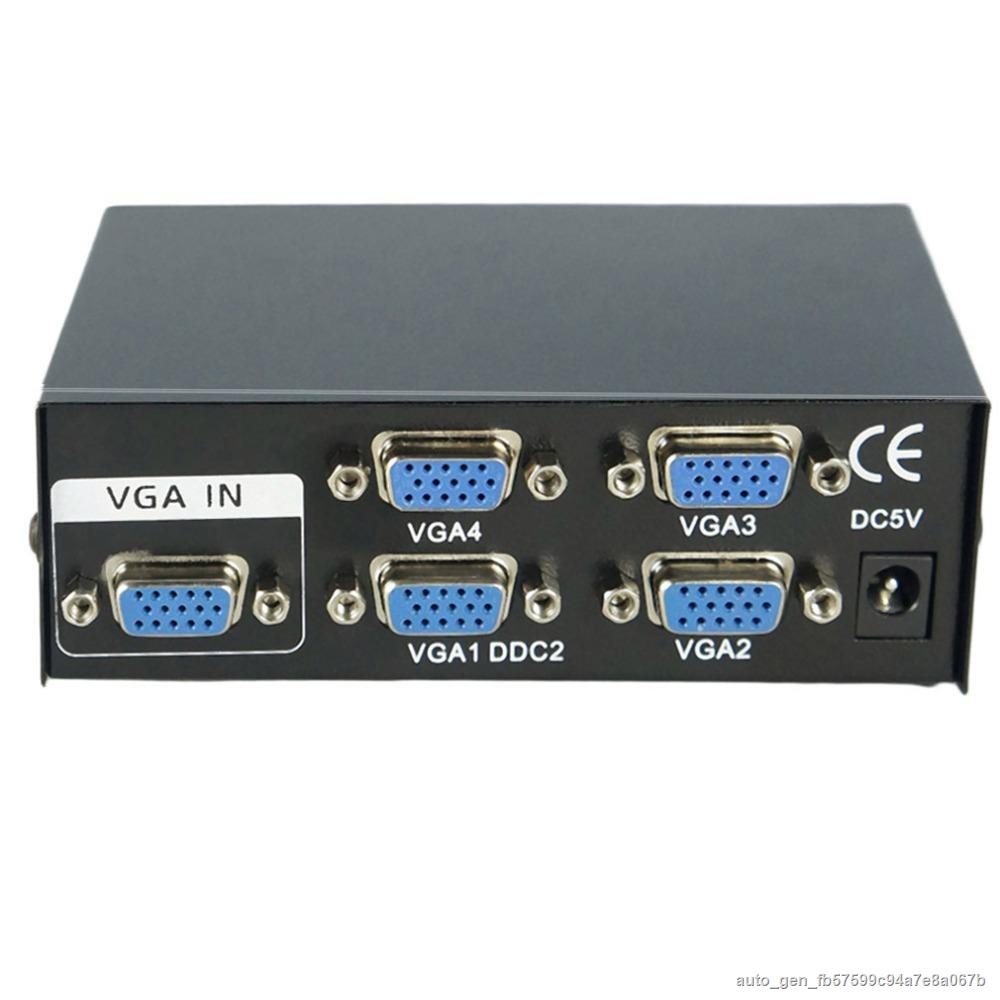 VGA Switch 4 Port VGA SVGA Video Switcher 41 HD Signal Amplifier ...