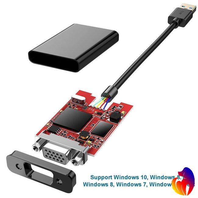 USB 3.0 to VGA Adapter USB to VGA Video Graphic Card Display External ...