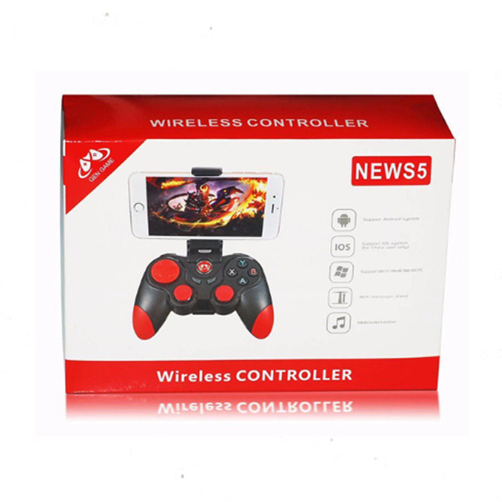 Gen Game NEW S5 Bluetooth Gamepad Controller Joystick for iOS Android ...