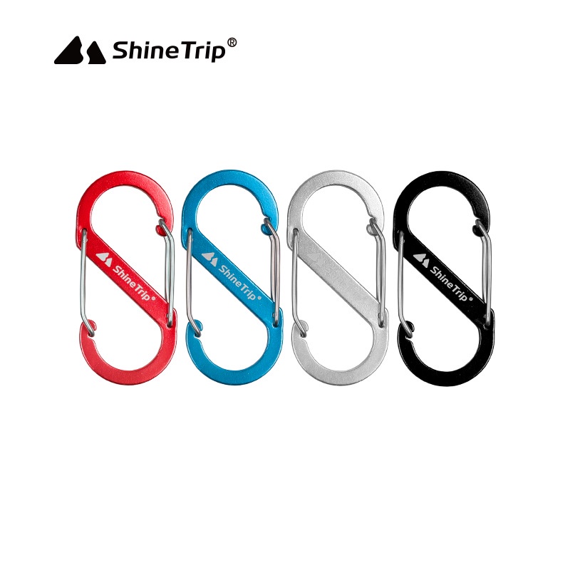 ShineTrip คาราบิเนอร์อลูมิเนียม สำหรับงานเอนกประสงค์ D-Shave, S-Shave ...