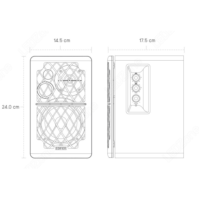 โปร 10.10 Edifier R1200Tll R1200Tii 2.0 42W RMS Bookshelf ลำโพง ...