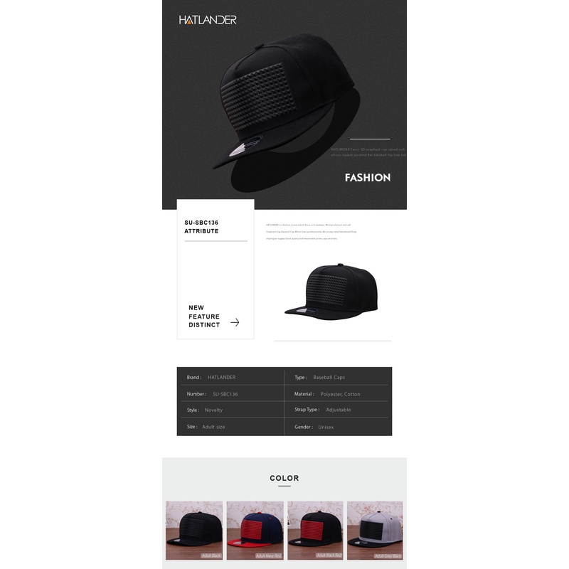 Fancy 3D snapback cap raised soft silicon square pyramid flat baseball ...