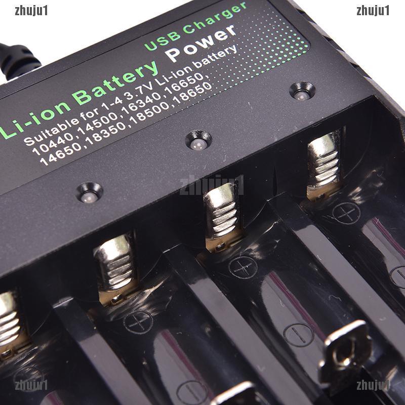 FTO Usb Battery Charger Intelligent 4 Slots Aa Aaa Lithium Rechargeable ...