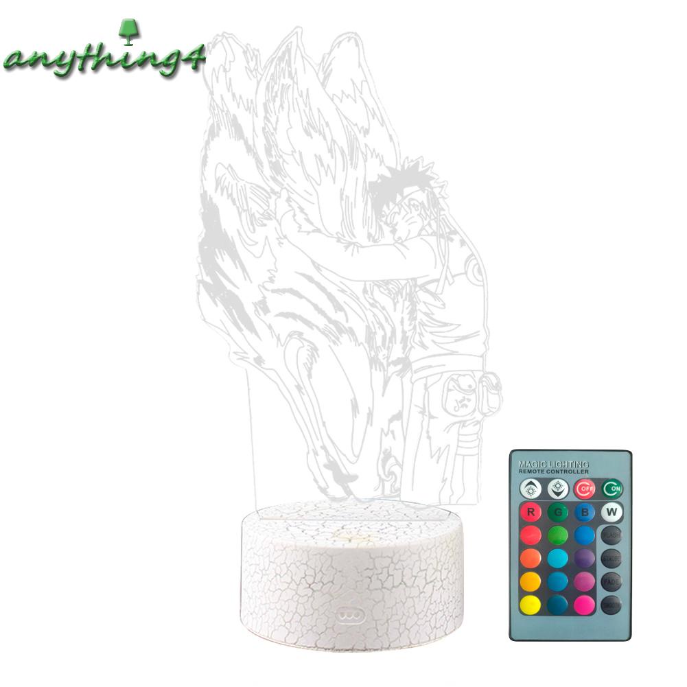 Cotton Light★ 3D Acrylic Night Light Touch Remote Control Cartoon ...