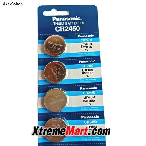 ส่งฟรีถ่านกระดุม Panasonic CR2450 2450 3V Lithium Battery ของแท้ (ก้อนละ) - dkhv3shop - ThaiPick