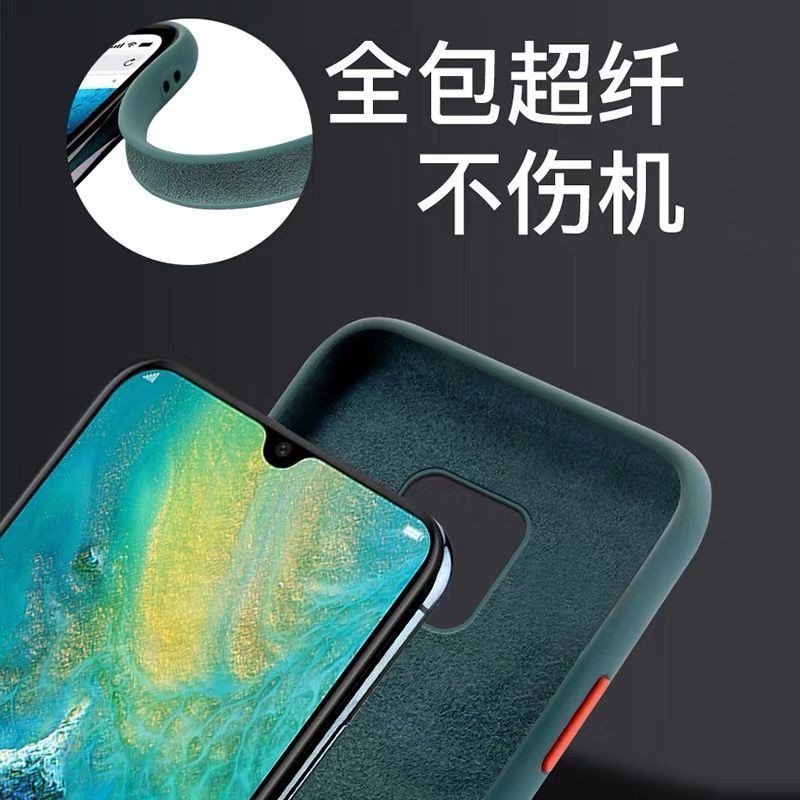 Huawei mate20 เคสโทรศัพท์มือถือซิลิโคนเหลว p20 สีที่ตัดกัน mate20pro สุทธิสีแดงเปลือกแข็งป้องกัน ...