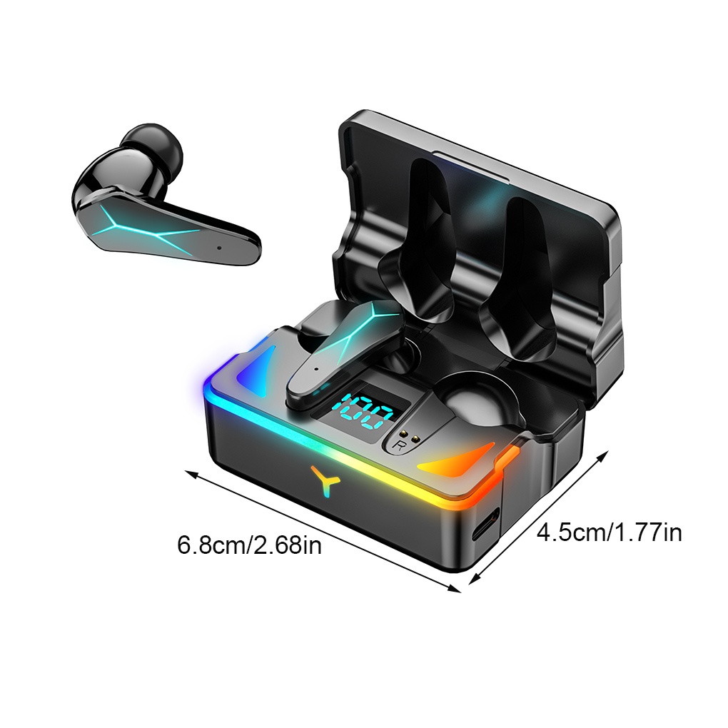 NEW X7 TWS Bluetooth 5.1 Gaming Earphones Wireless Headphones HIFI Low ...