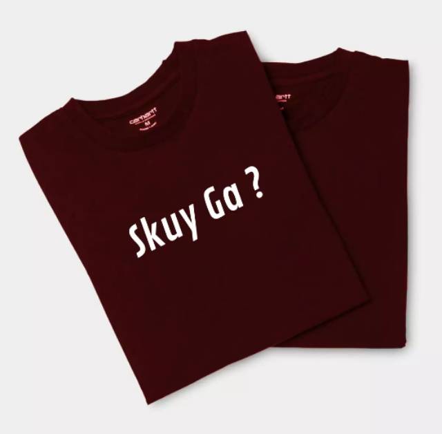เสื้อยืดผ้าฝ้ายพิมพ์ลาย Skuy Ga Variants แฟชั่น Unisex 30s - candidarts ...