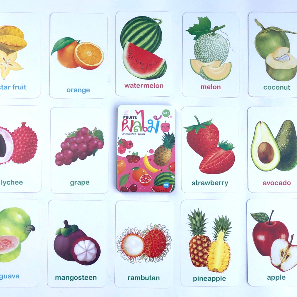 บัตรภาพ แฟลชการ์ด ราคาพิเศษ ขนาด 8x12 ซม. - khun.mom - ThaiPick