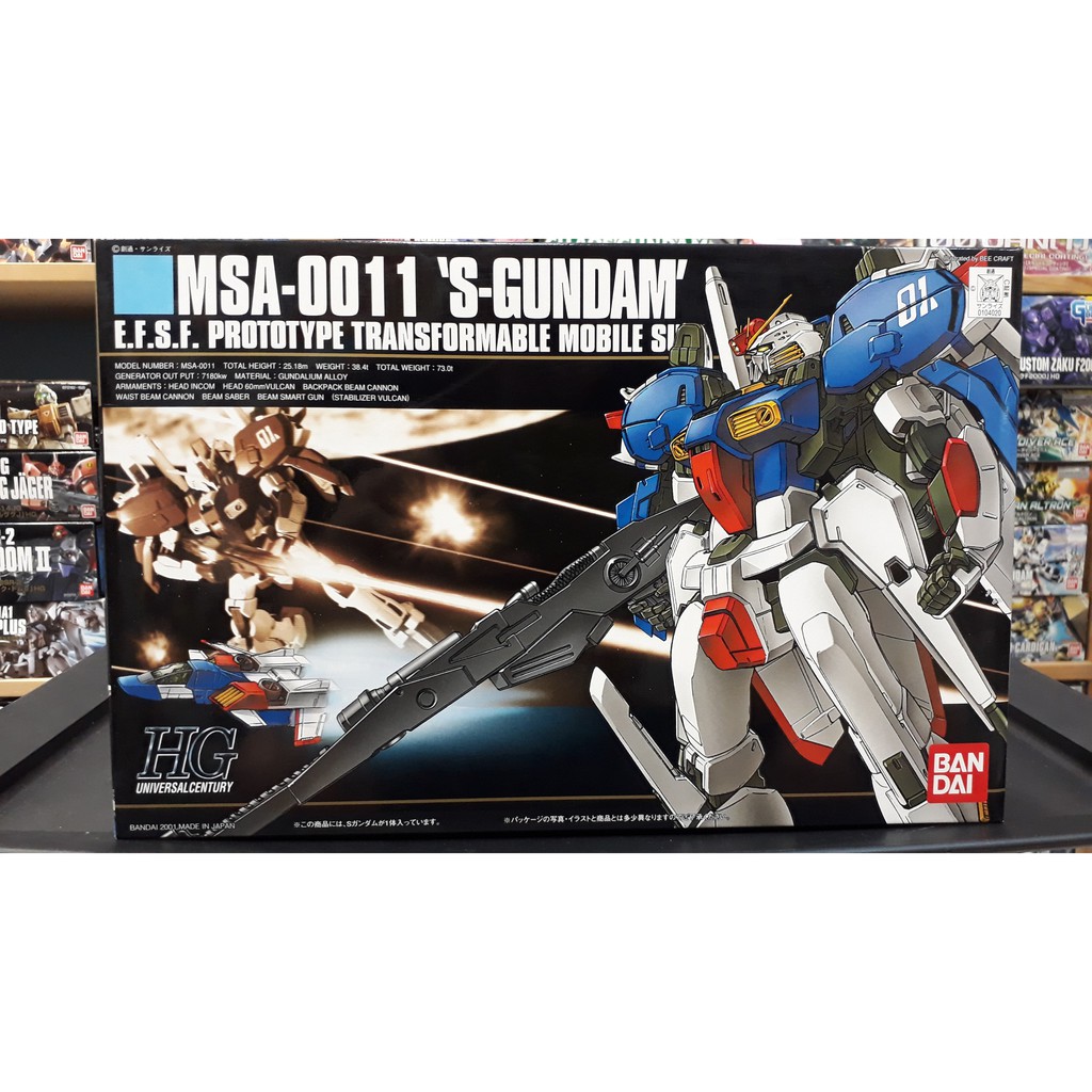 MSA-0011 S-Gundam (HGUC) (Gundam Model Kits) HGUC 1/144 23 S Gundam ...